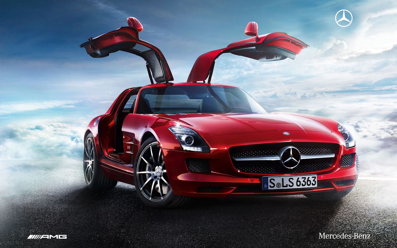 top cool cars: Mercedes SLS AMG - pictures and videos