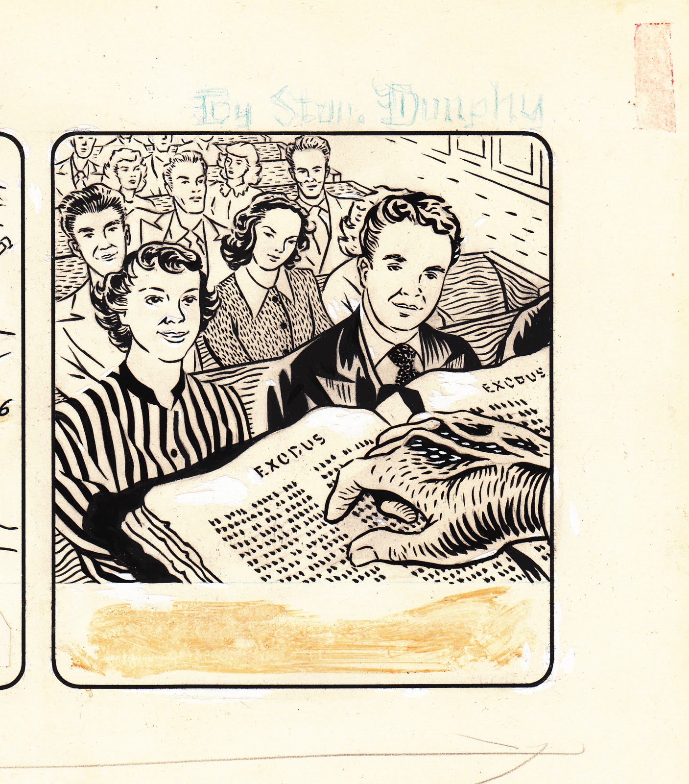 old time religion by Jim Linderman: Original Drawing and Overlay Stan ...