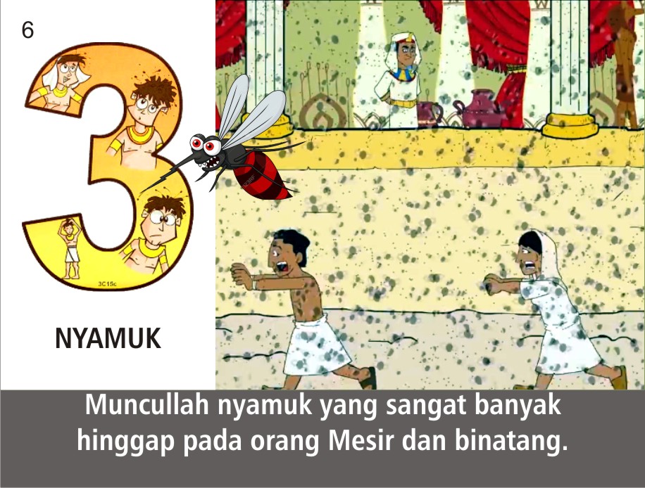 Komik Alkitab Anak: 10 Tulah