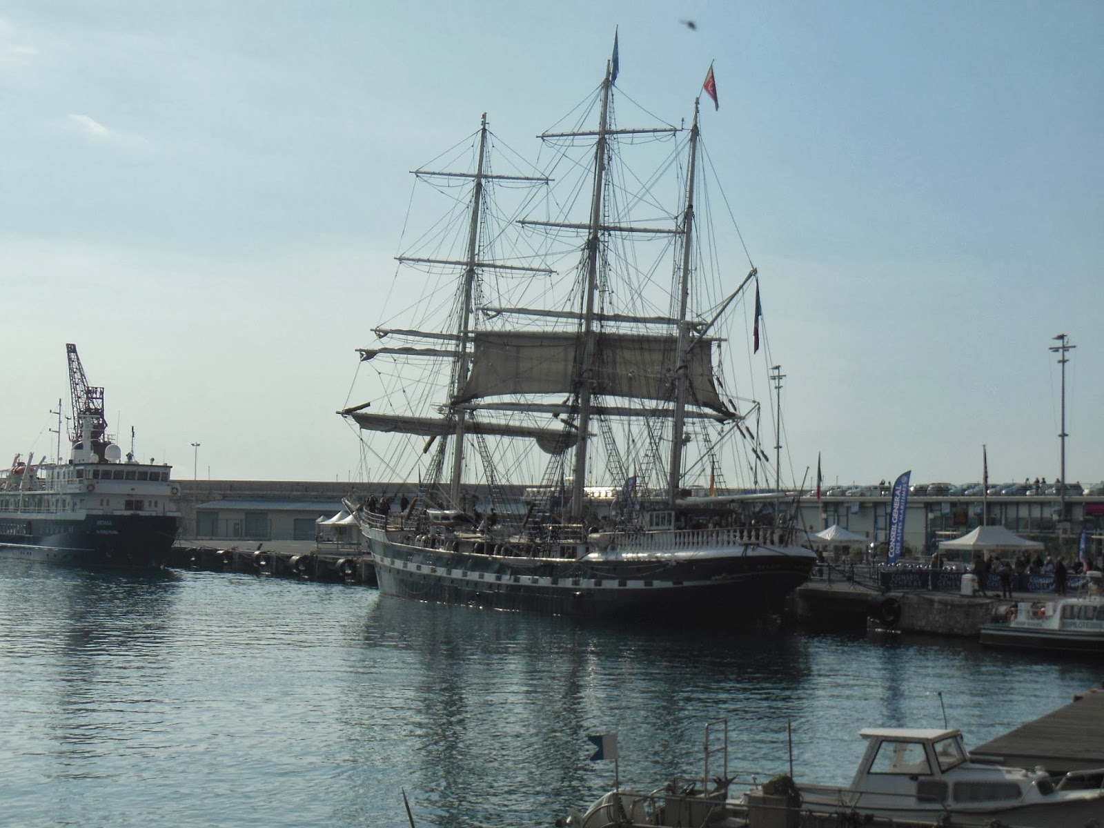 ...Off to La Belle France: Visit to Belem, a French "Tall Ship"