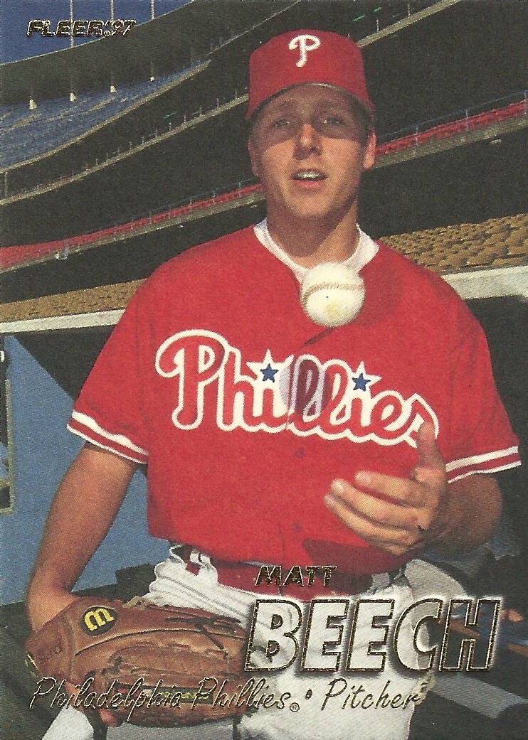 The Phillies Room: 1997 Fleer #406 Matt Beech