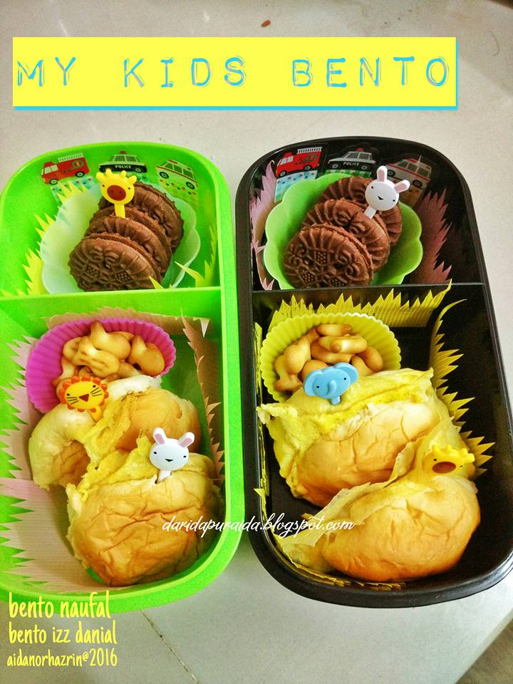 Dari Dapur Aida: Bento #8 - - - Roti John Burger