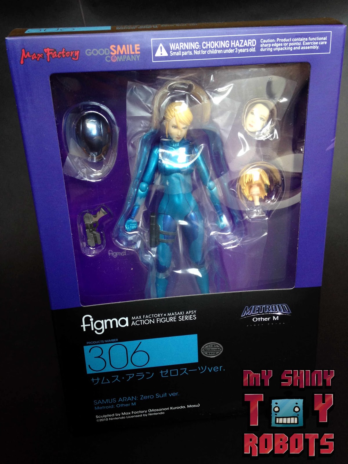 My Shiny Toy Robots: Toybox REVIEW: Figma Zero Suit Samus