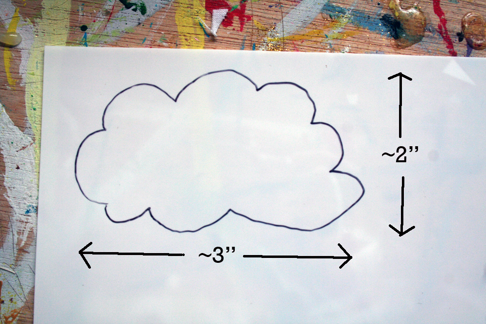 The Experimental Crafter: April Showers Cloud Necklace Tutorial