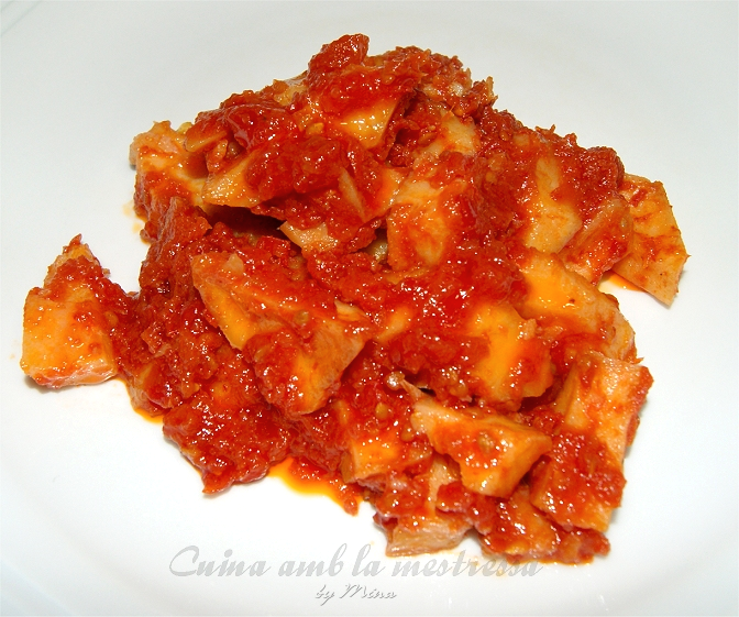 Cocina con Mina: Patatas con tomate a la antigua