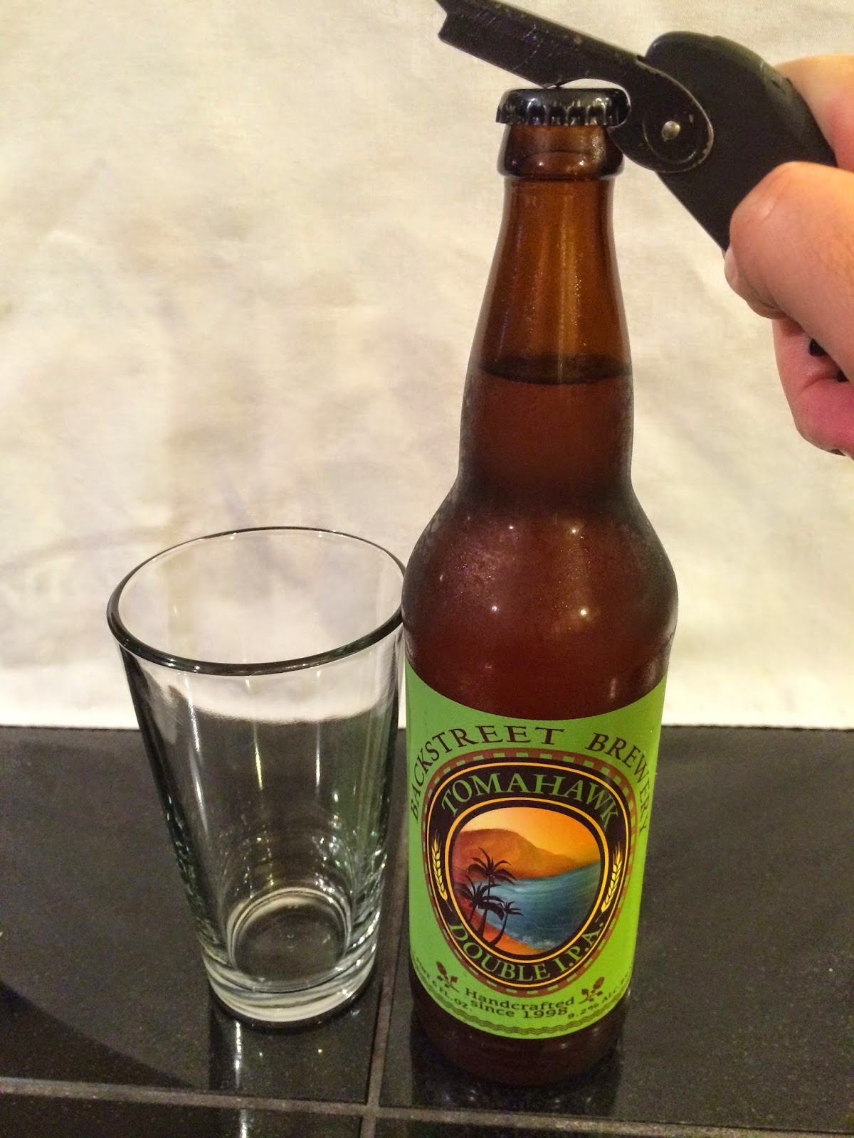 NorCal Beer Blog: Backstreet Brewery Tomahawk Double IPA