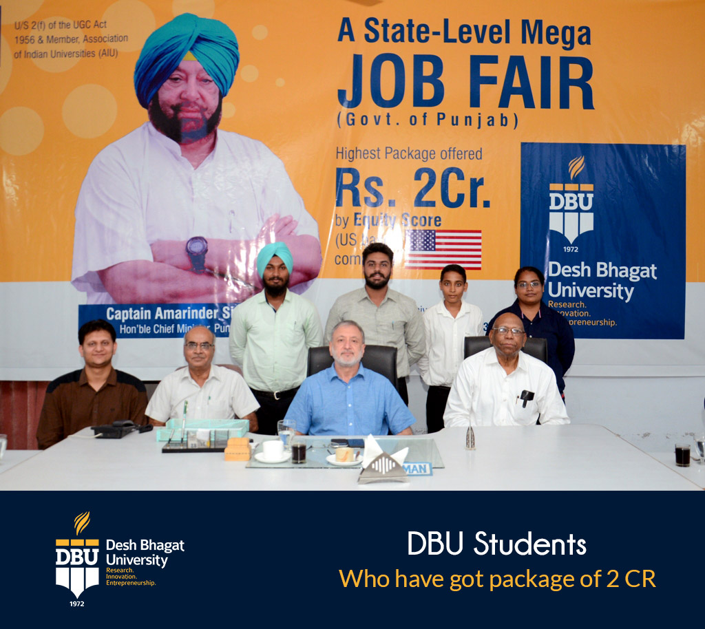 DBU Students Who Got Package of 2 Crore Introduced To Media During a ...