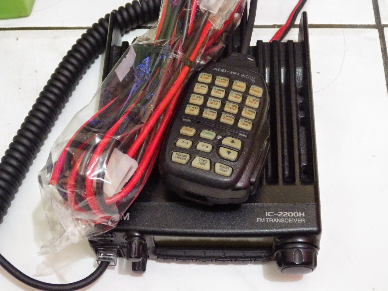 rickyradio: Icom IC - 2200 H VHF Black. (TERJUAL)