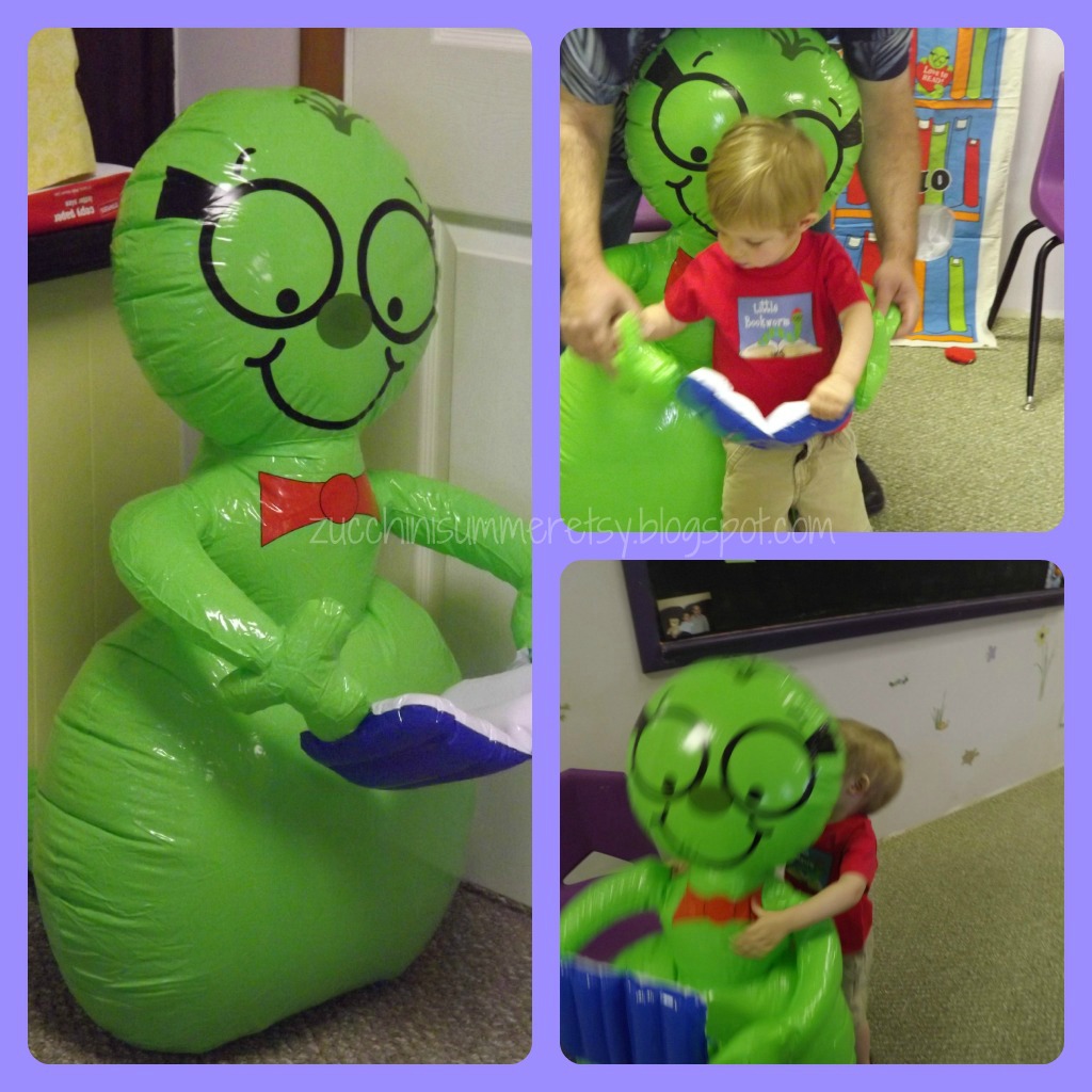 Zucchini Summer: Bookworm Party for a 2 yr old