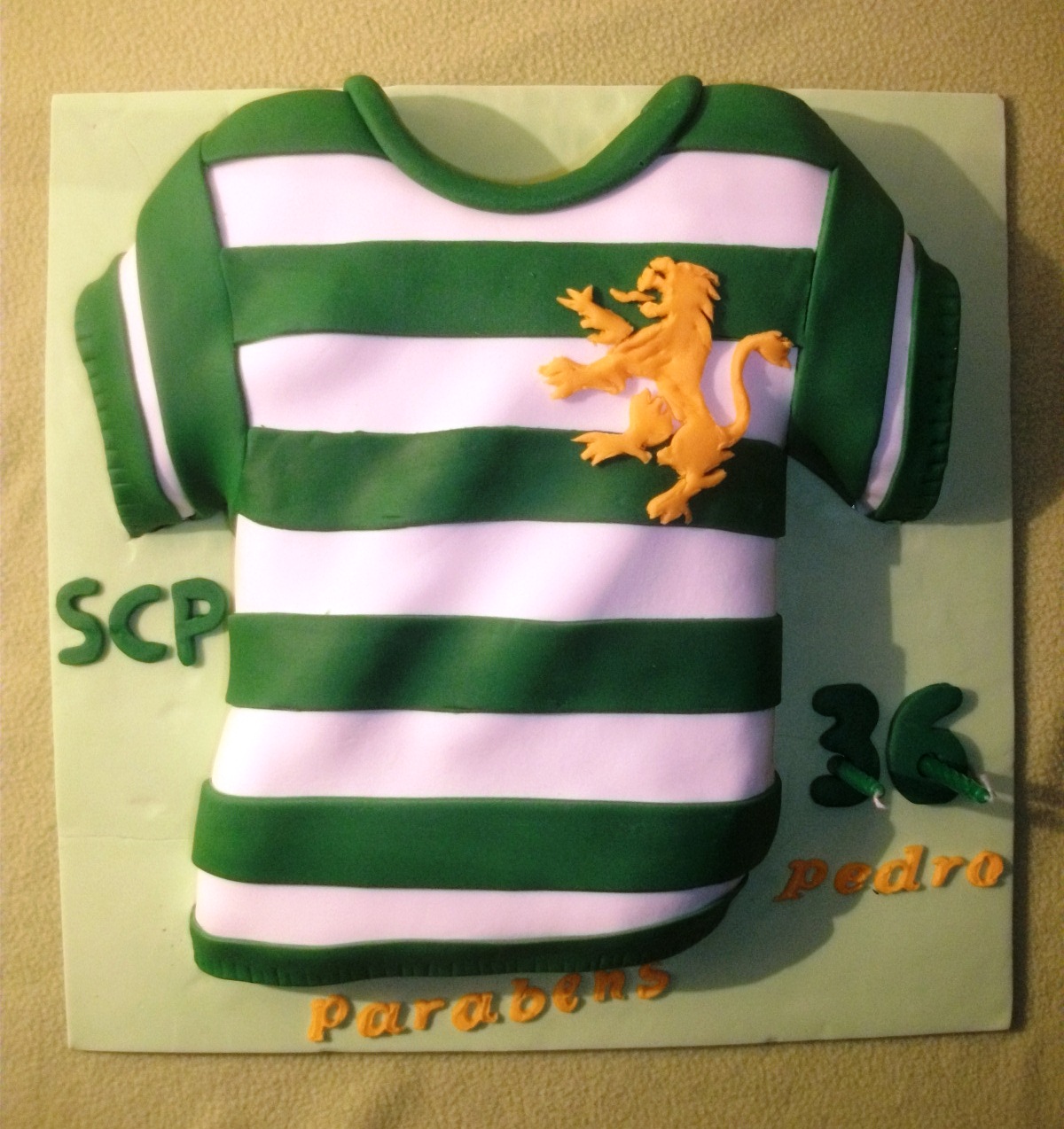 Os Bolos da Terê - Cake Design: Sporting - Camisola SCP