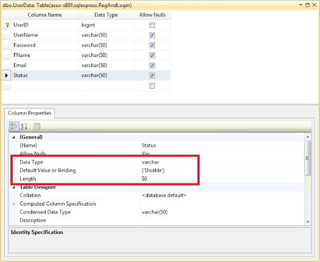 Purvi's Blog: Registering in a web site