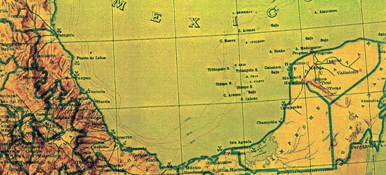 Gundhramns Hammer: LA ISLA BERMEJA BORRADA DEL MAPA