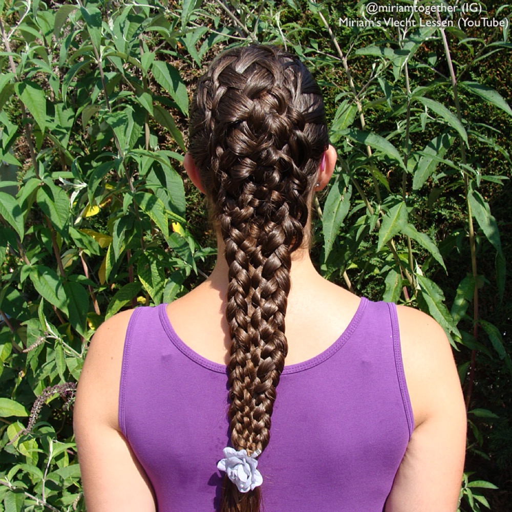 Miriam's Vlecht Lessen (Miriam's braiding instructions): Vlechten met ...