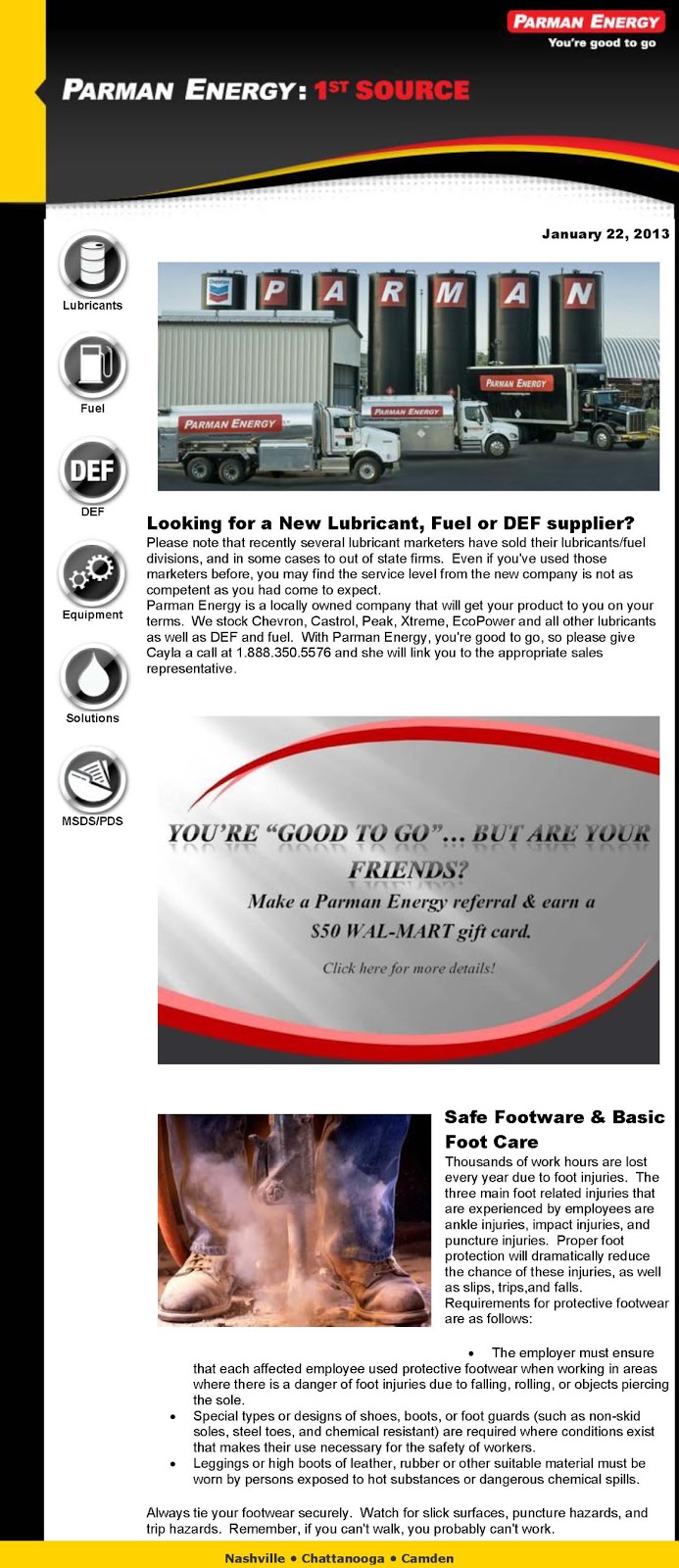 Parman Energy Newsletter