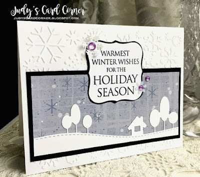 Judy's Card Corner: Three Winter Landscape Cards