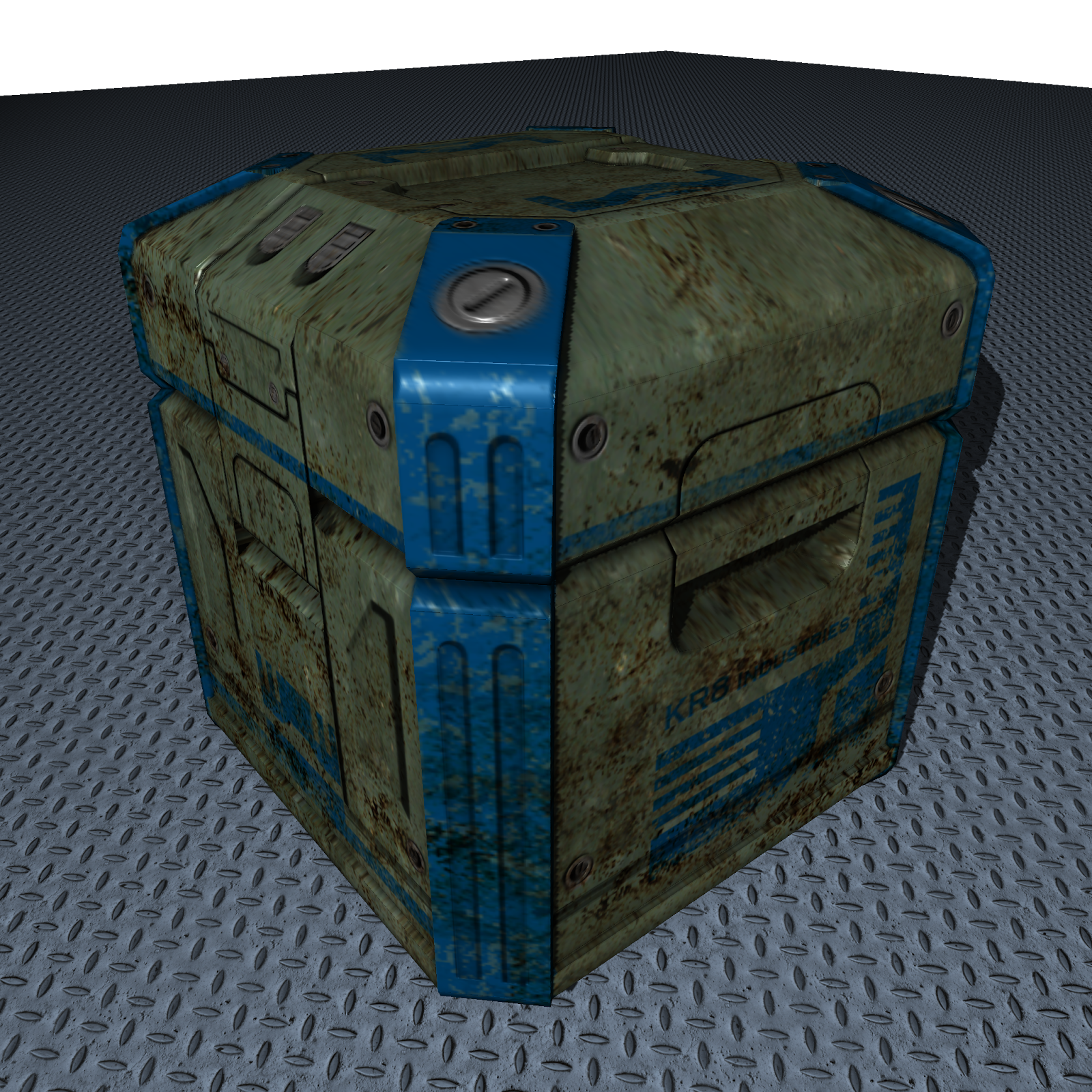 Tom Williams - Game Texture Development: High-Poly Crate