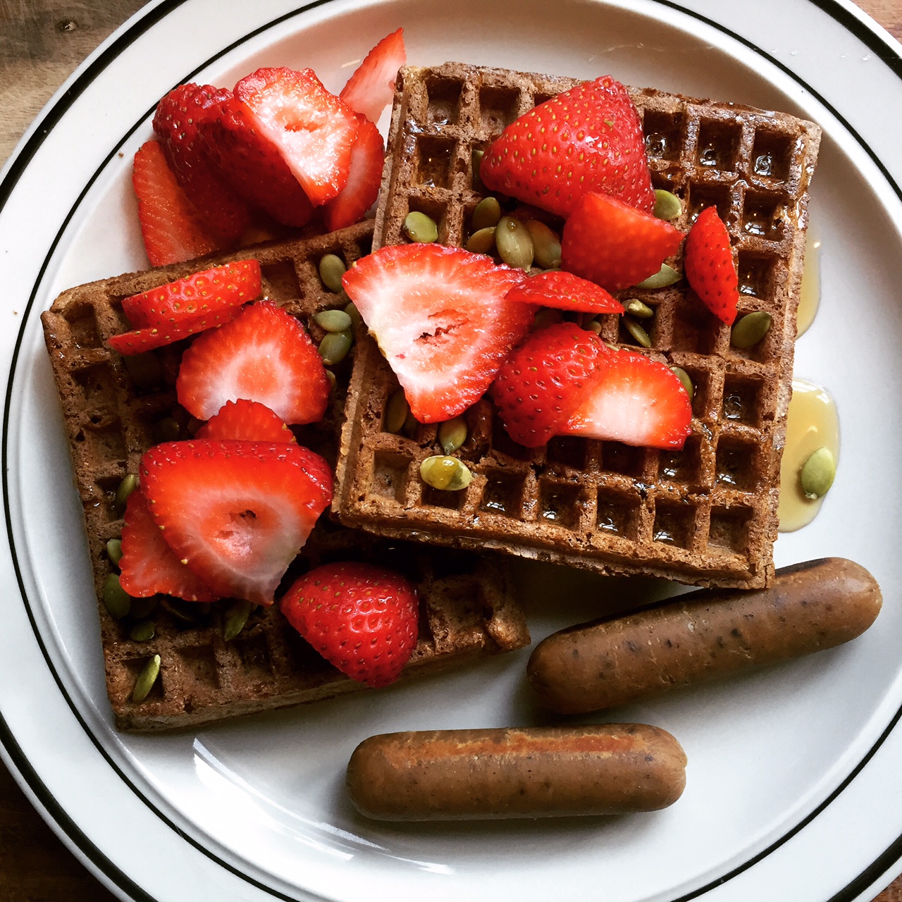 Vegan Crunk: Sprouted Grain Waffles! And Flax English Muffins!