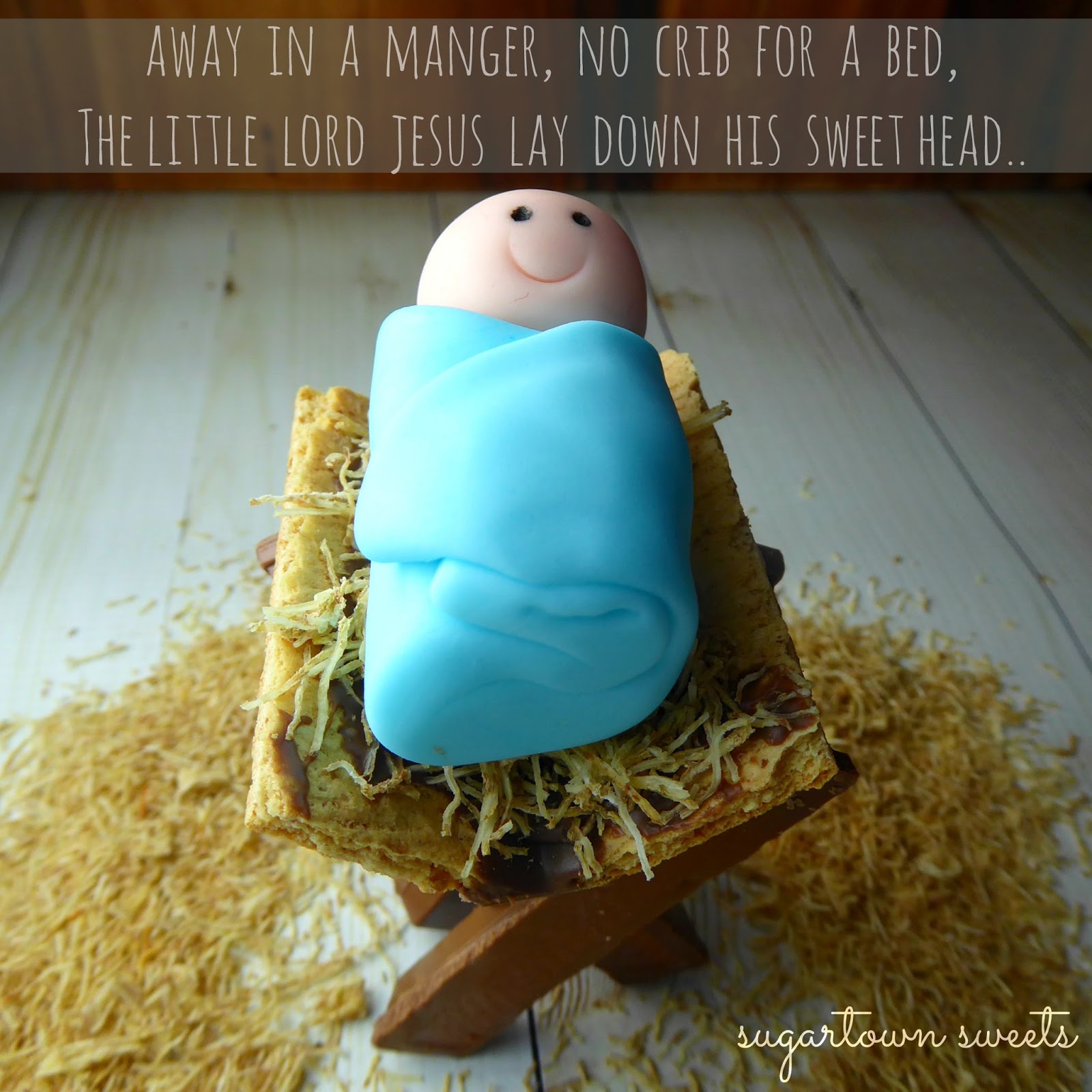 Sugartown Sweets: Baby Jesus in the Manger Craft