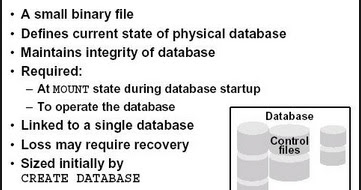 SAP BASIS Crew: Control file functions in Oracle.