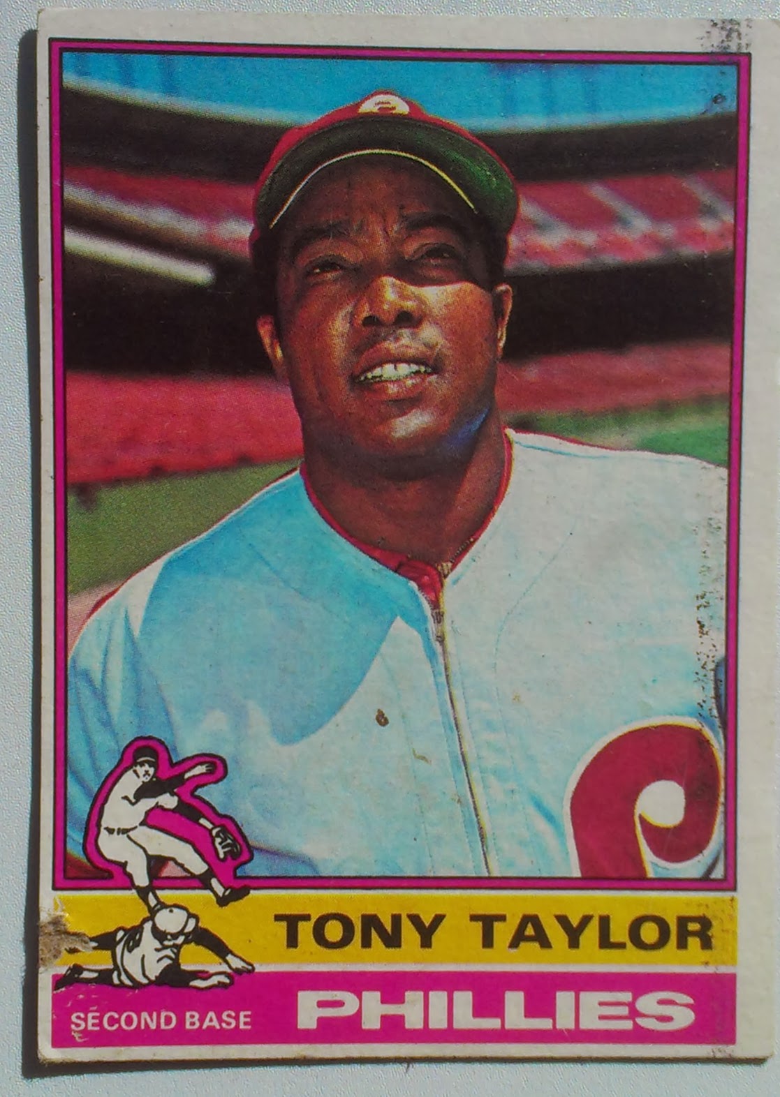 Phungo: 1964 Phillies @ 50: Tony Taylor 1976 Topps #624