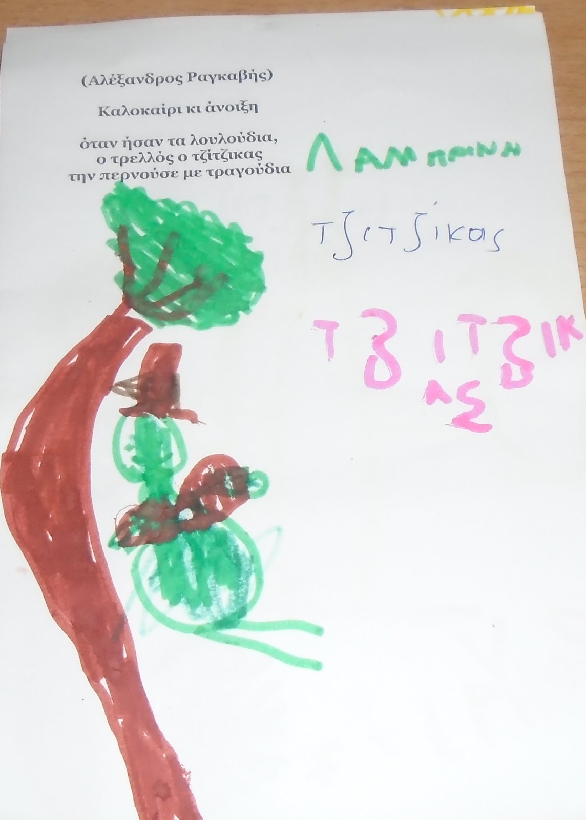 5 ΝΗΠΙΑΓΩΓΕΙΟ ΚΑΛΑΜΑΤΑΣ : ΤΟ ΒΙΒΛΙΟ ΤΟΥ ΤΖΙΤΖΙΚΑ ΚΑΙ ΤΟΥ ΜΕΡΜΗΓΚΑ