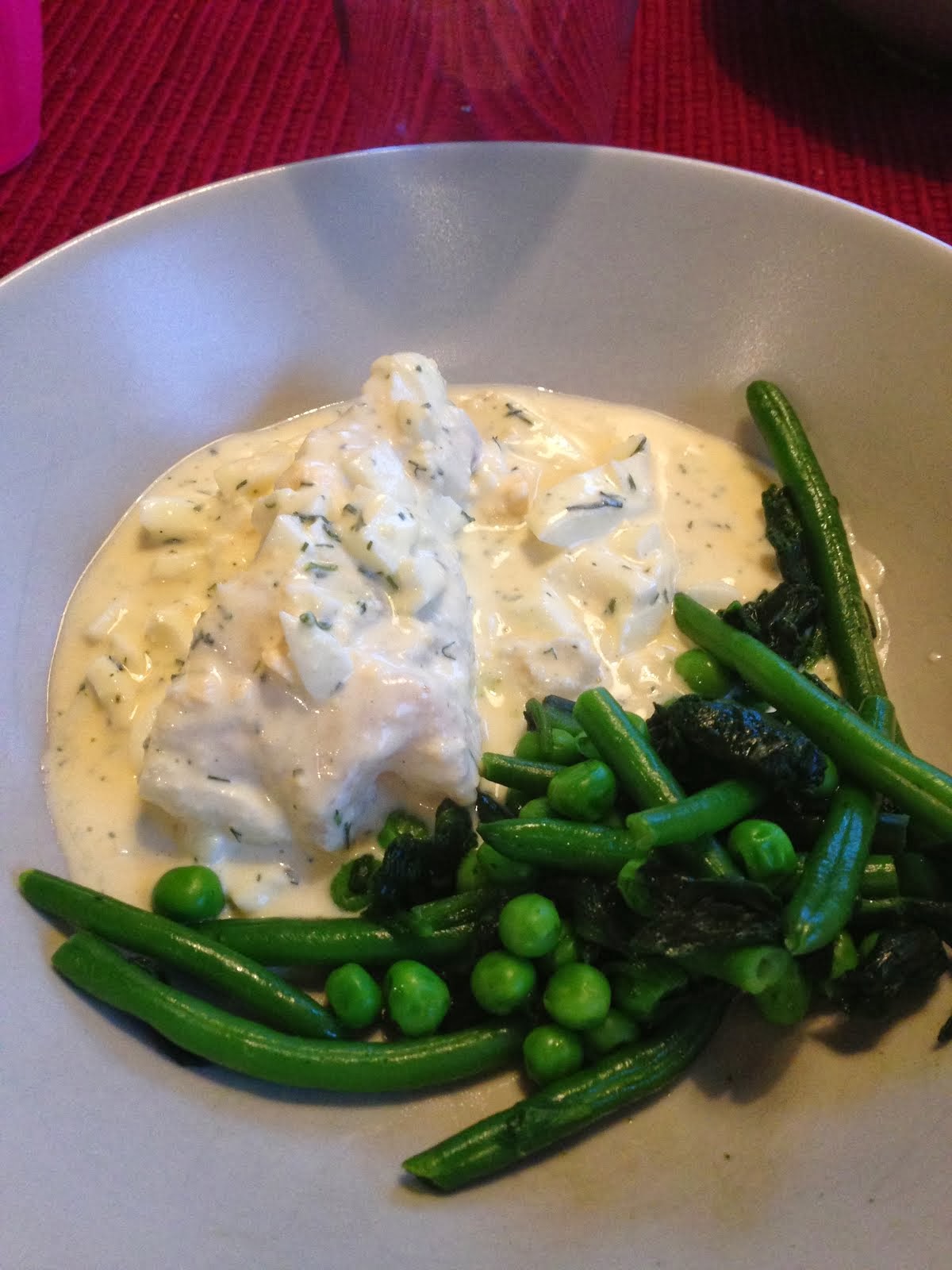 Tankar och funderingar om livet i vardagen...: Kokt torsk med äggsås