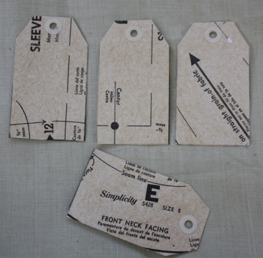 Christy: Vintage Sewing Pattern Tags