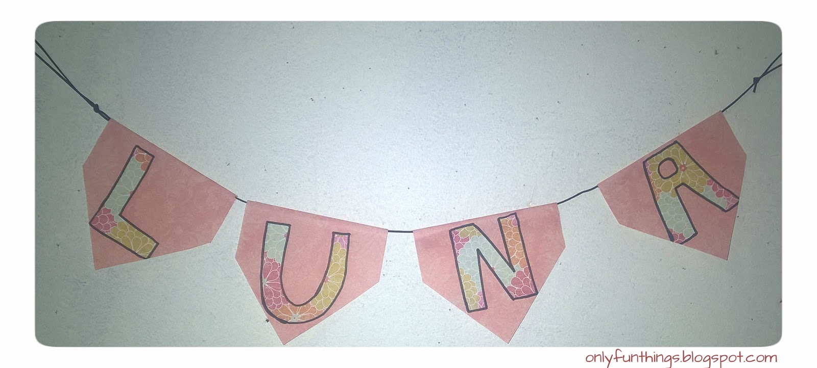 DIY Name Banner!
