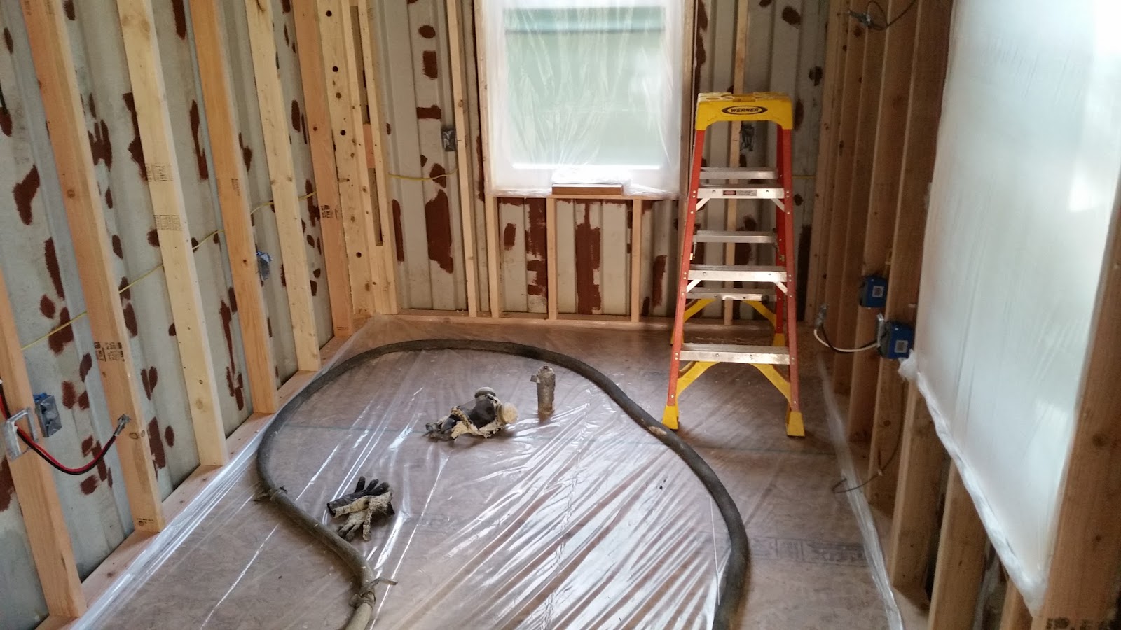 Container Home With storage: Framing