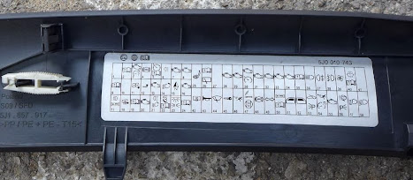 Fuse Box: 2011 - 2013 Skoda Fabia Fuse Box Diagram