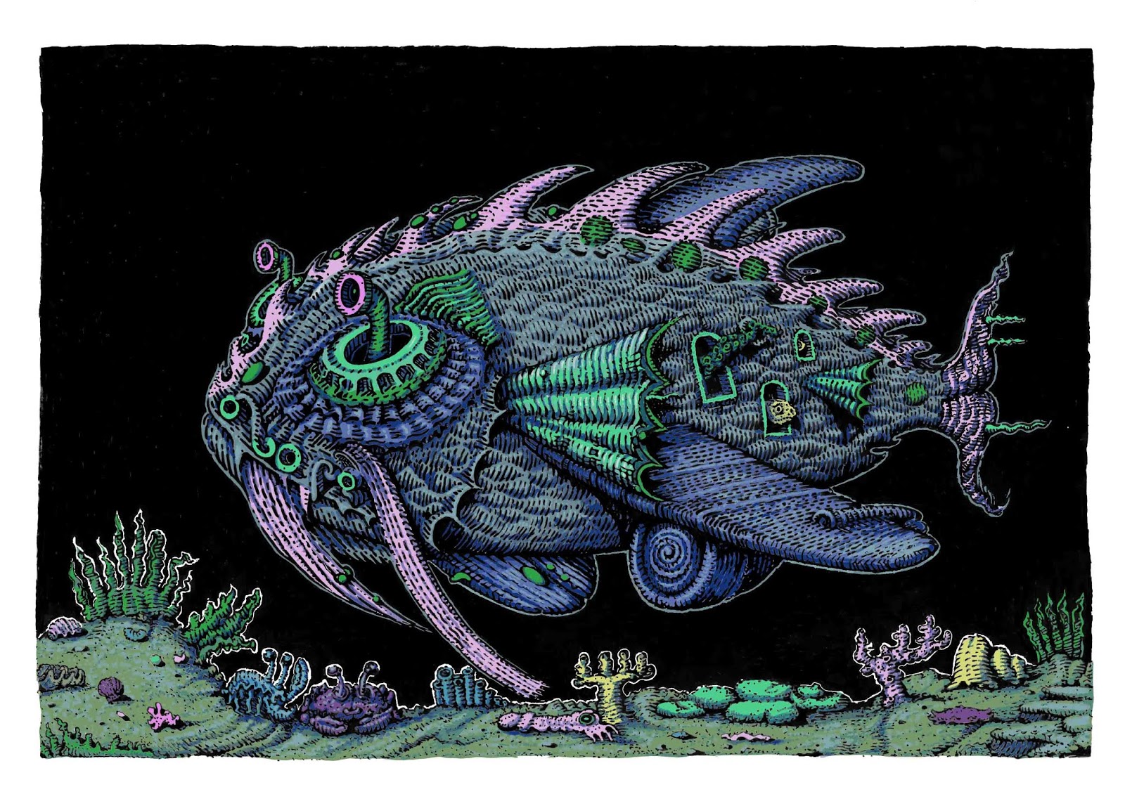 INSIDE THE ROCK POSTER FRAME BLOG: David Welker Lucky Numbers & Lens ...