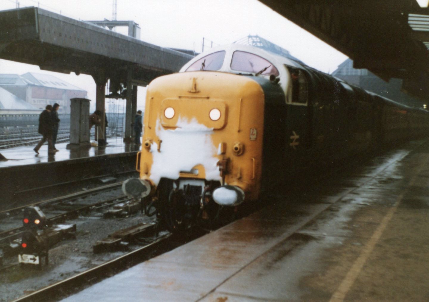 Liberal England: A Deltic with snow on its boots