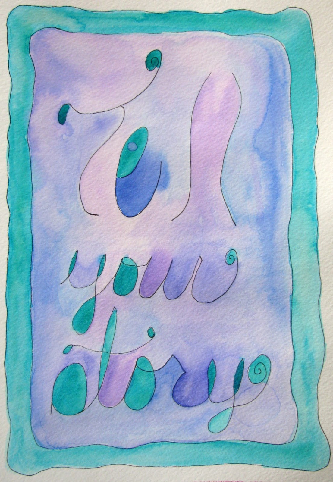 Art for Insight Wellness Tools: Lettering in color