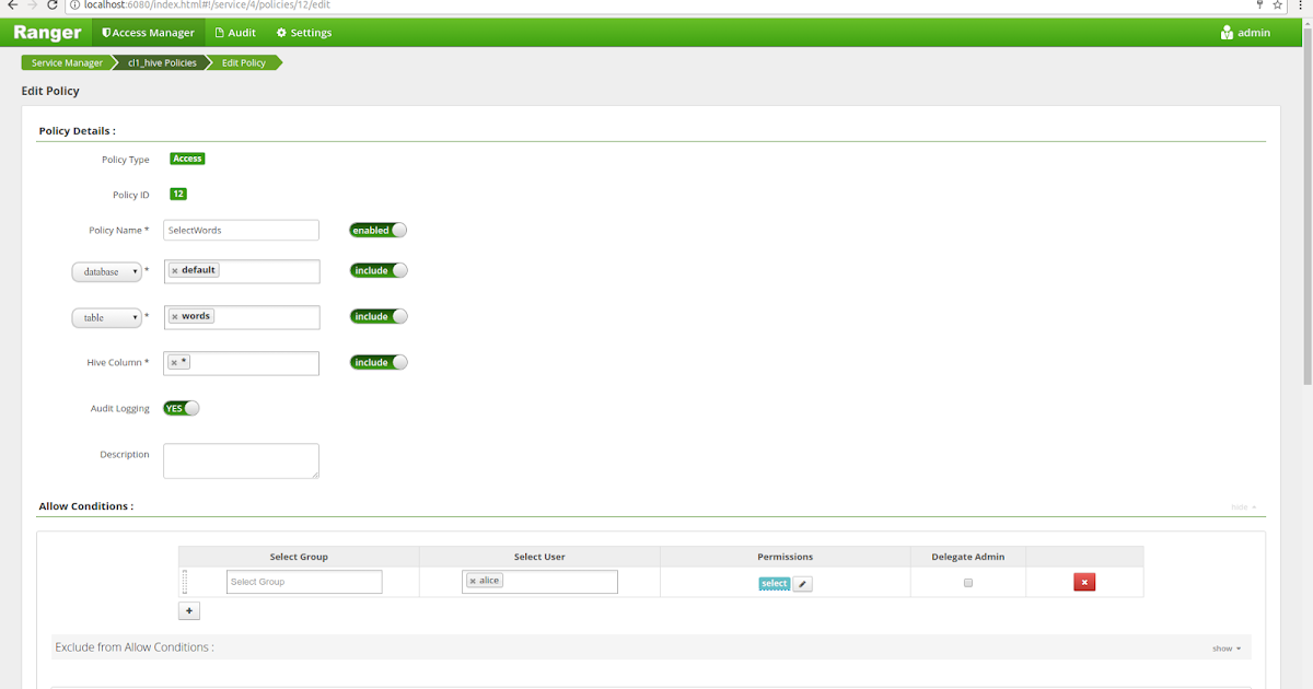 Open Source Security: Securing Apache Hive - part II