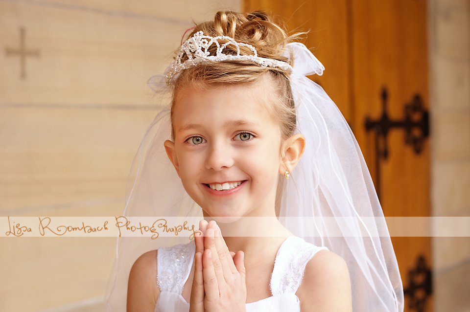 Lisa Rombach Photography: Kate's First Communion