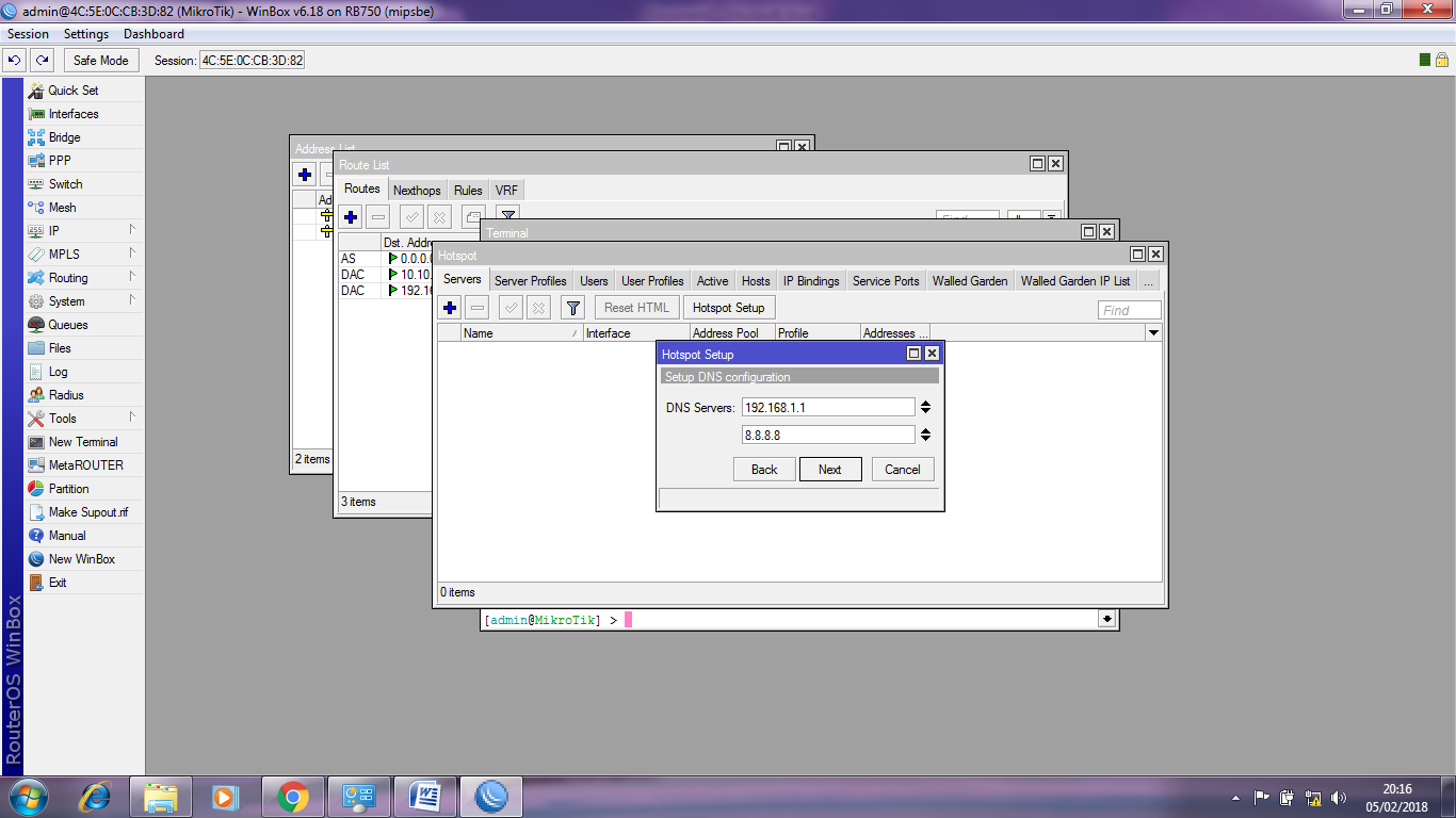 SETTING MIKROTIK DAN UBAH HALAMAN LOGIN