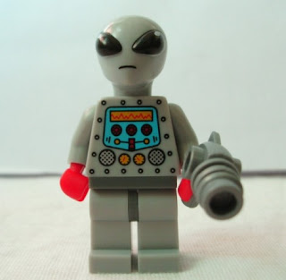 Lego Monsters!: Lego Minotaur, Genie, and Alien Grey in Minifig Series 6