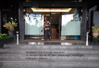 Di sini !!!! Lokasi Weekend Banking BCA Sidoarjo Jawa Timur