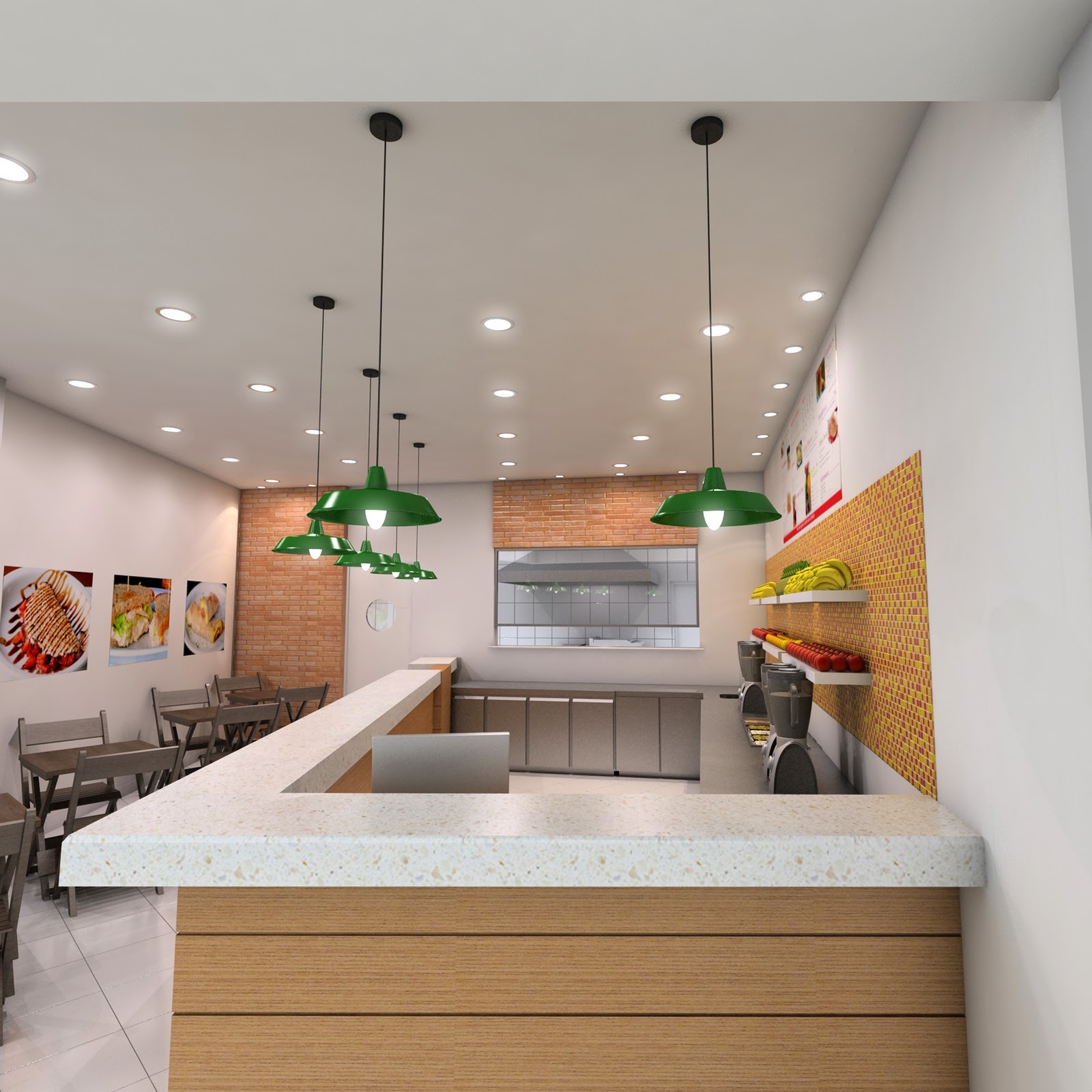 Vinicius Nunes Three-Dimensional Architecture: LANCHONETE