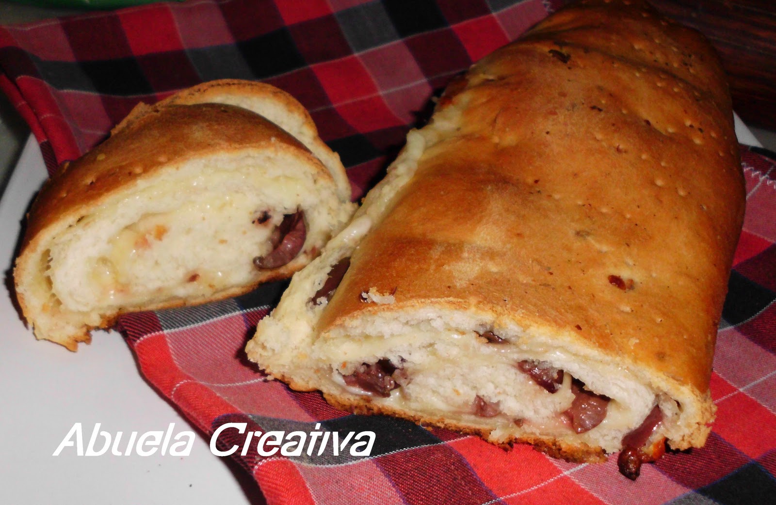 Abuela Creativa: Bocado de pan,rajilla de queso y de la bota un beso.
