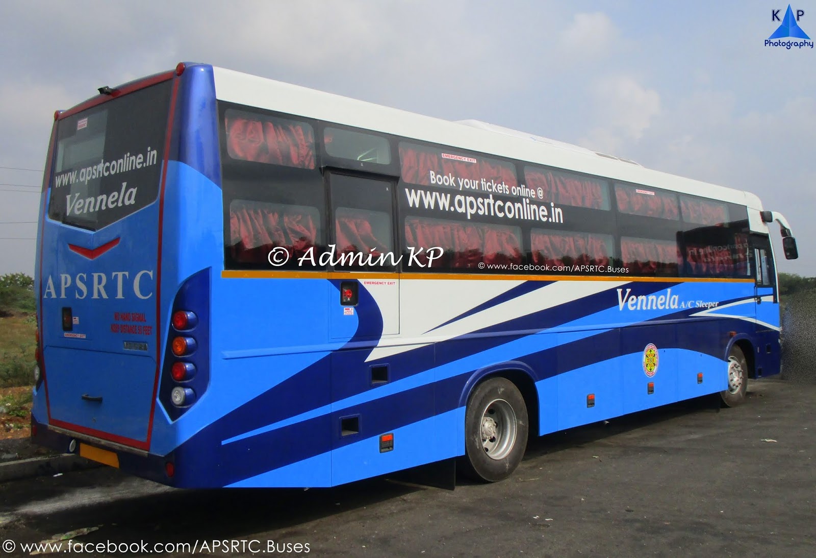 APSRTC BRAND NEW VENNELA AC SLEEPER BUS VEERA COACH ASHOK LEYLAND ENGINE.