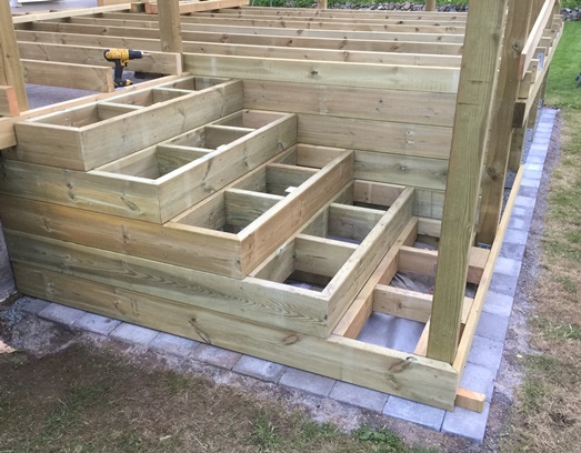 Mitt perspektiv : Konstruktion och utformning av altantrappa