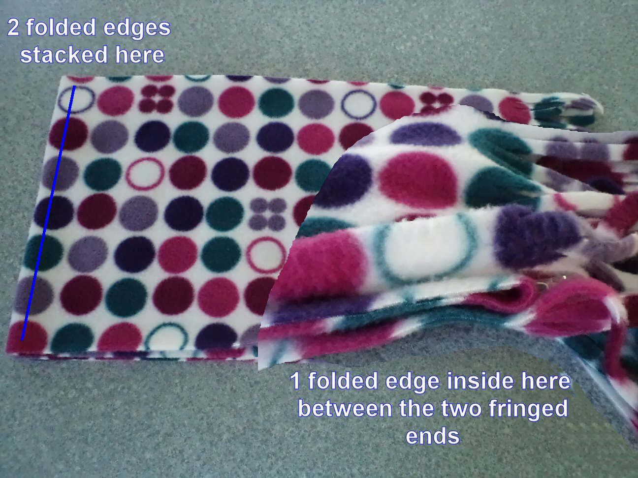 eSheep Designs: Tutorial: 2 Ways to Upcycle Your Fleece Scarves