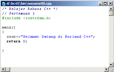 Belajar Pemrograman dengan Bahasa Mesin (C++) - STRUKTUR PROGRAM BAHASA ...