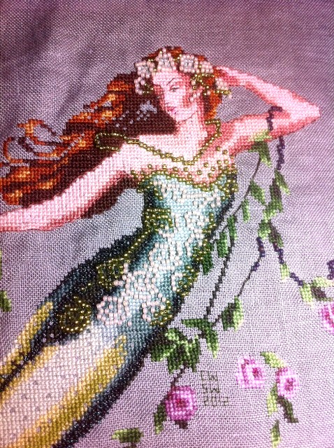 Lasting Allure: Beads on Cross Stitching