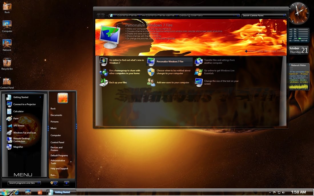 Software Mediafire: Windows 7 Fire X64 2011