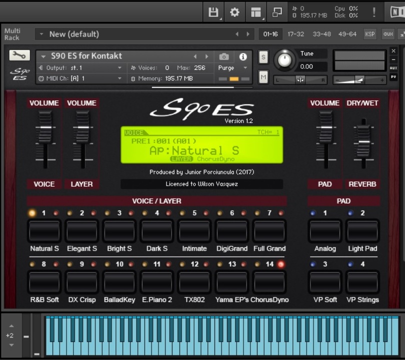 SAMPLES KONTAKT Y RECURSOS MUSICALES: LIBRERIA YAMAHA S90 ES, GRATIS PARA KONTAKT 5 FREE DOWNLOAD
