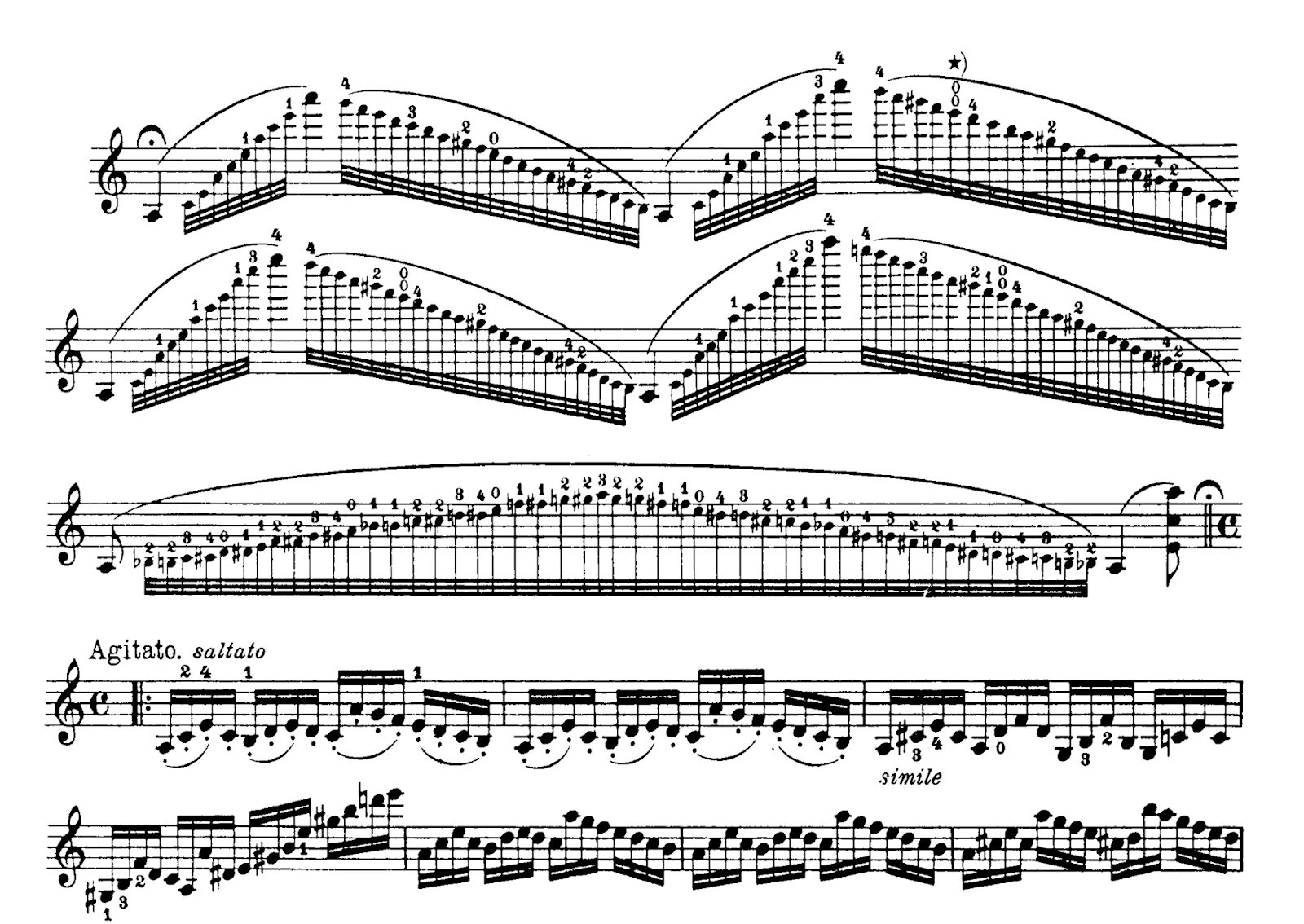 Musical Assumptions: Up-bow Staccato, Down-bow Staccato, Paganini 5 ...