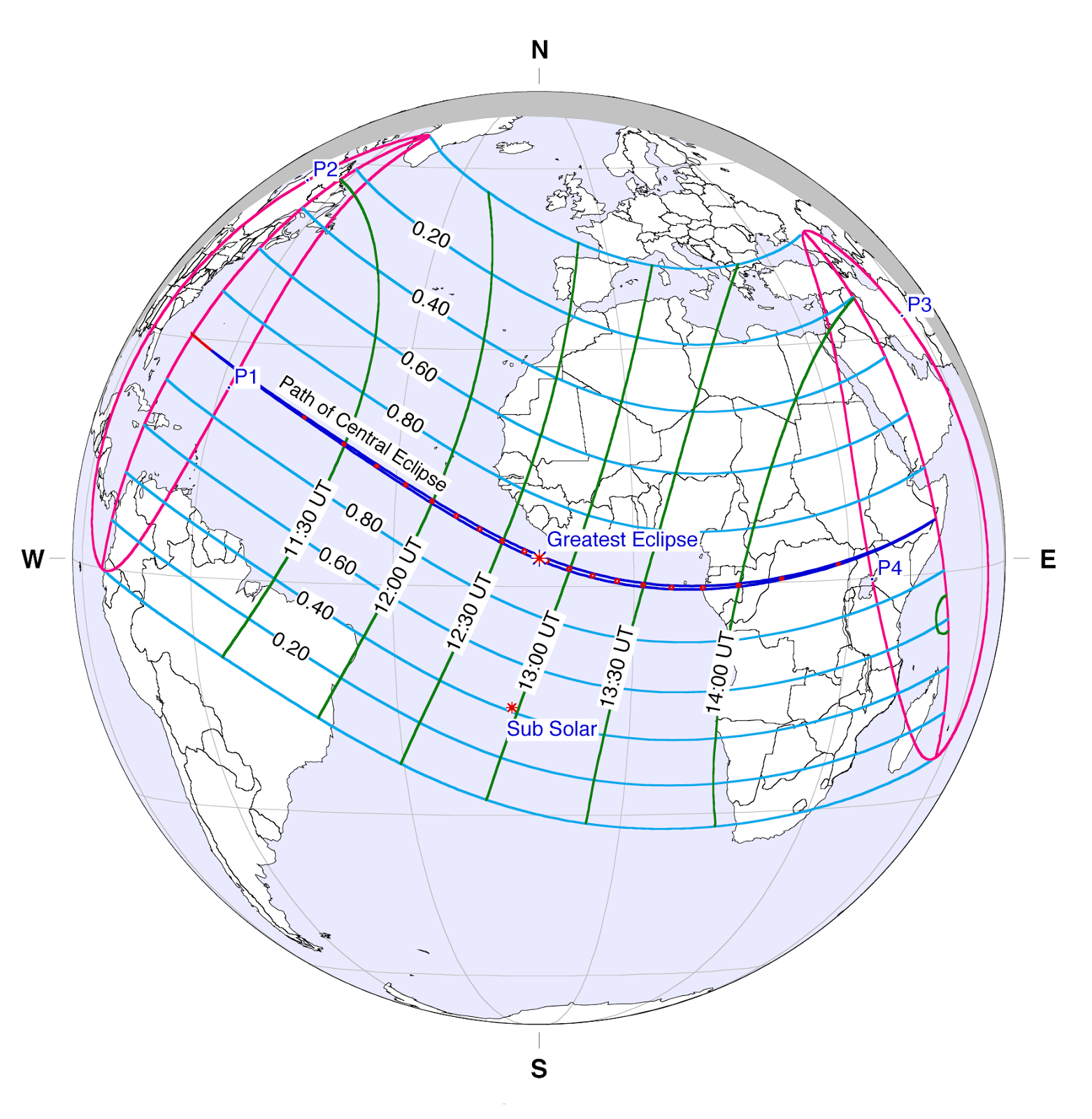 Eclipse total de Sol el 3 de noviembre ~ Tot Astronomia | Blog dedicado ...