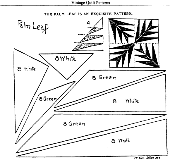 My Hosannah Quilt for Palm Sunday